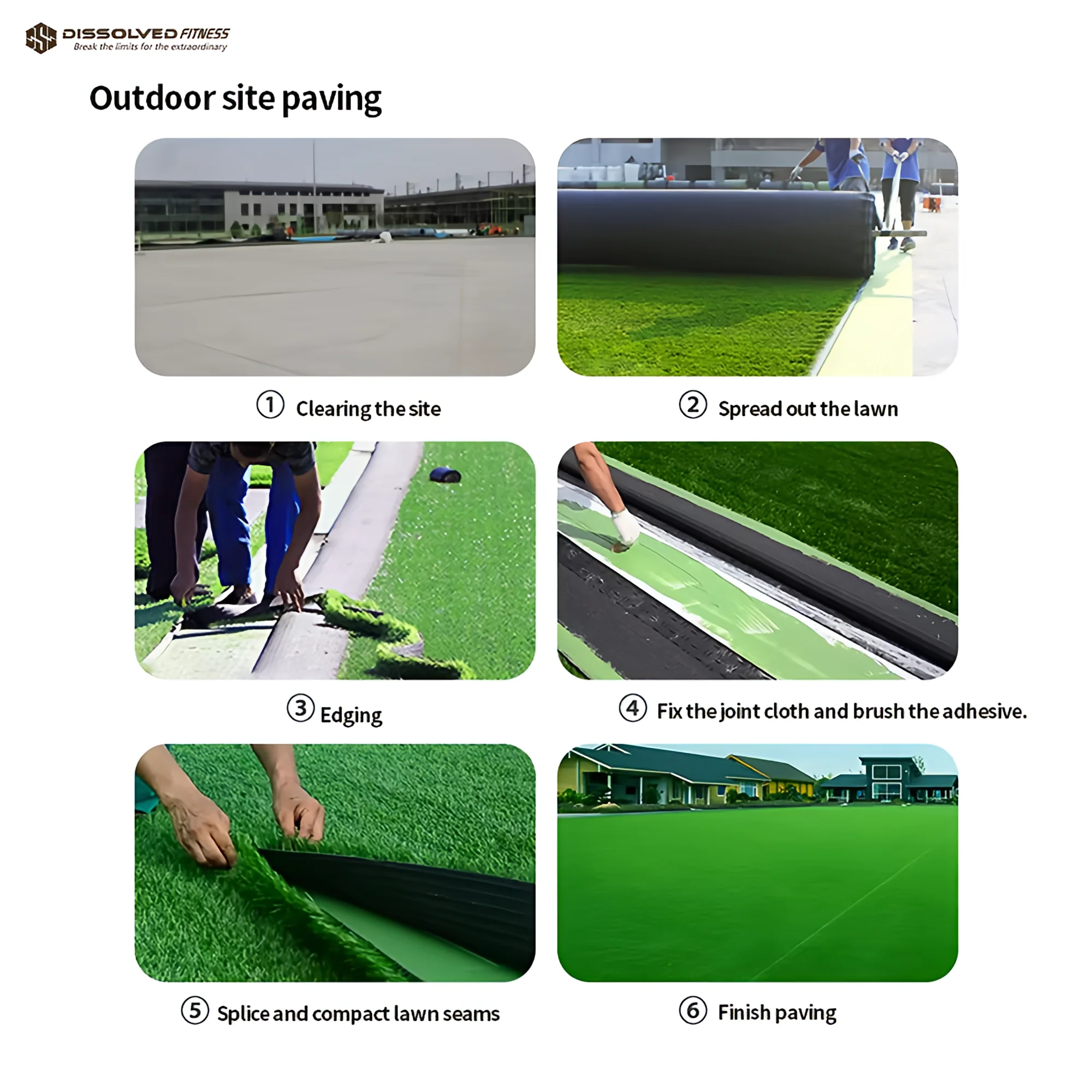 Gym Lawn Runway Scale White Line Artificial Grass Function