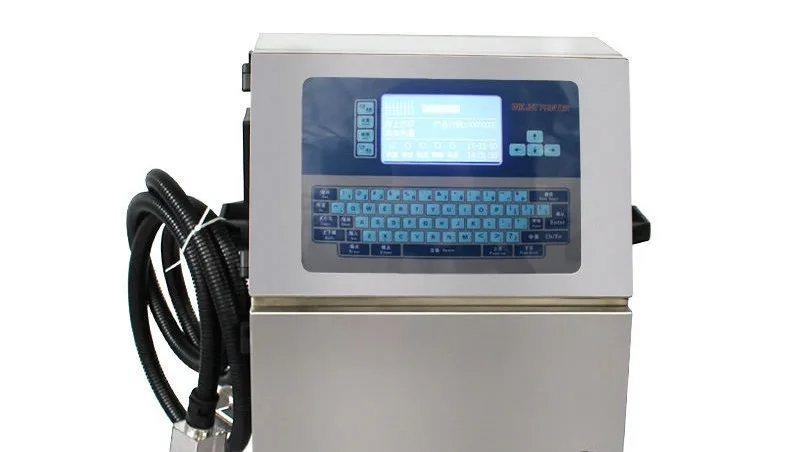 Automatic Flatbed Cij Inkjet Printer Water Bottle Expiry Date Lot ...