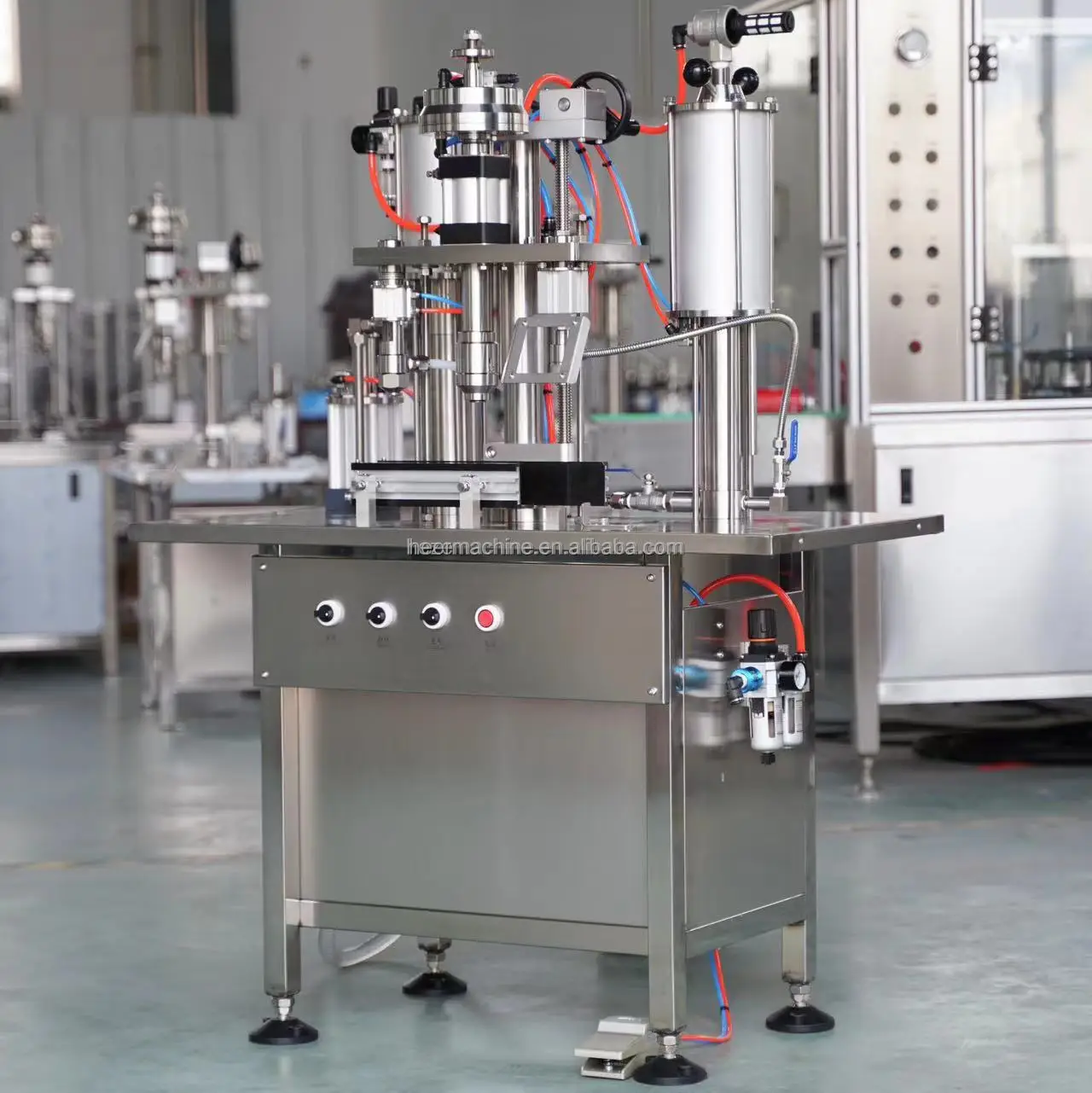 Semi-automatic Bov Aerosol Filling Crimping Machine Air Freshener Spray ...