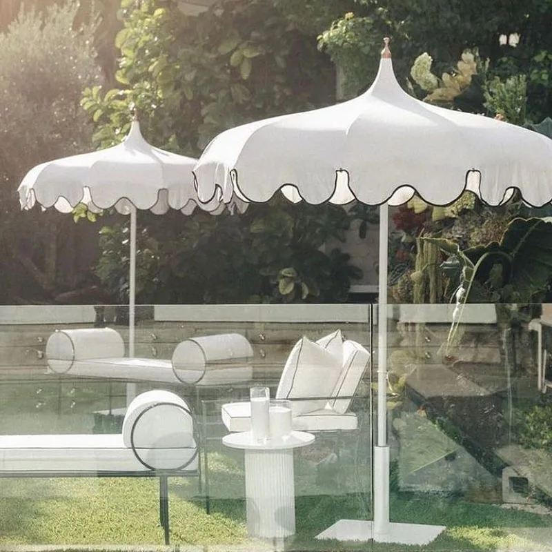 Modern Luxury Portable Restaurant Parasol Sun Shade New Outdoor Vintage ...