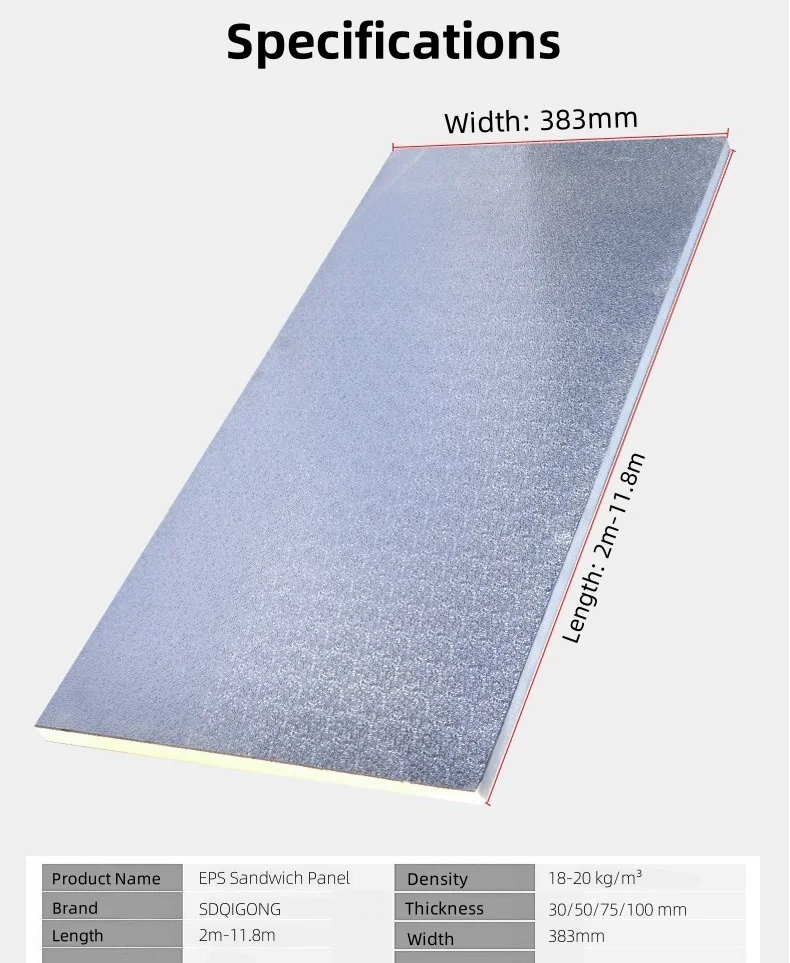 Thermal Insulation Eps Insulated Sheet Siding Panels Exterior Wall ...