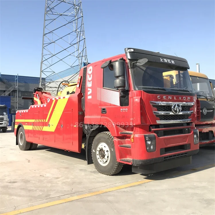 30ton Powerlift Tow Wrecker 10x5 Middle Duty Wrecker Tow Truck Boom ...