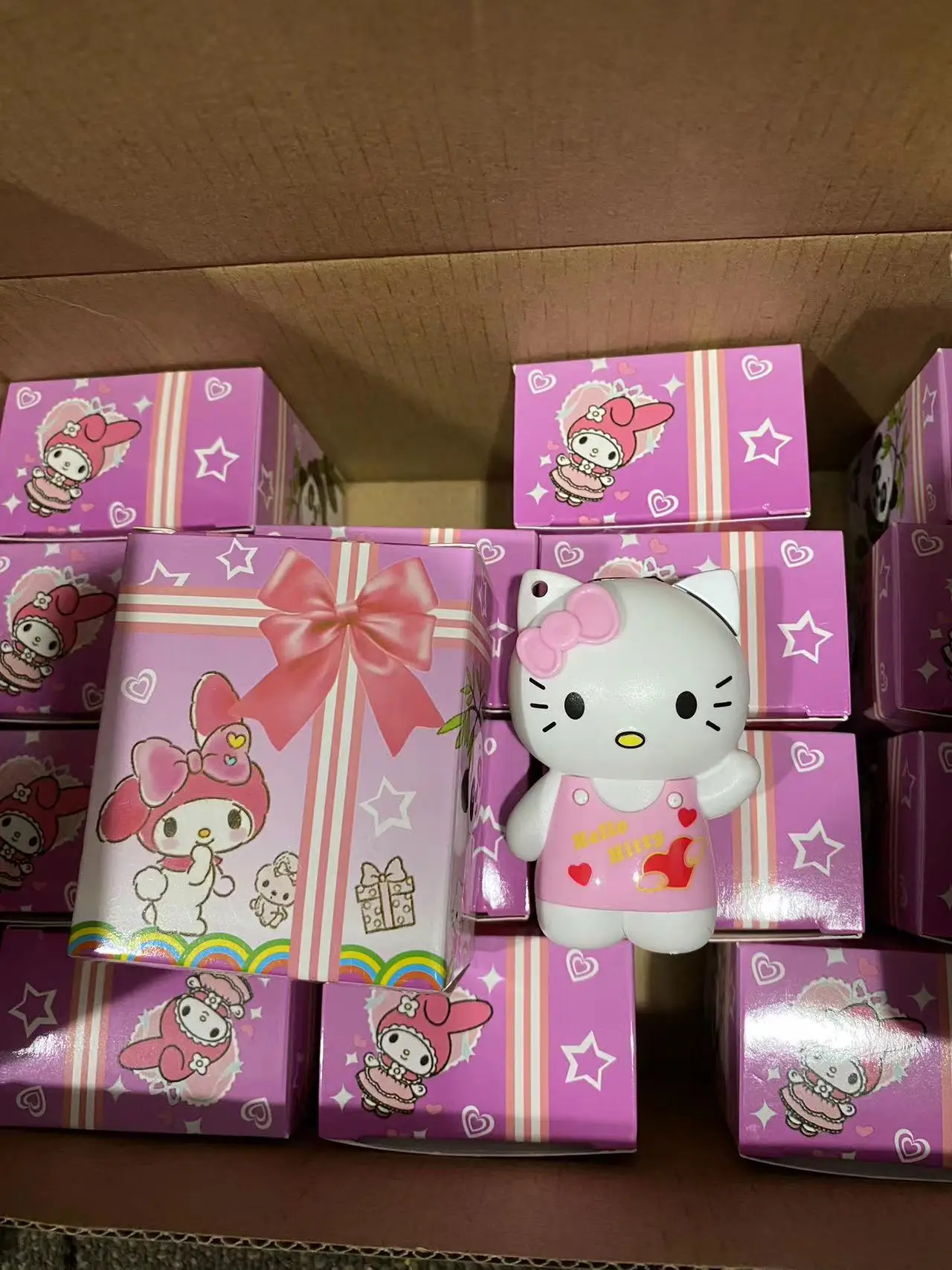 3d Hello Kitty Lighter Cartoon Doll Red Flame Gas Lighter Windproof ...