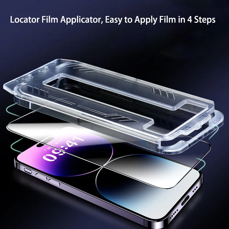 Wholesale Shockproof Tempered Glass Phone Case For Iphone Dust Free Hd ...