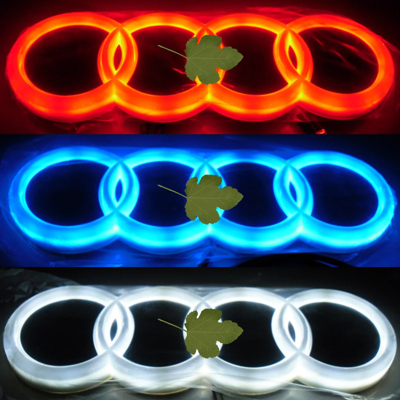 3d 4d 5d Led Car Rear Logo Emblem Light Trunk Front Badges Decoration ...
