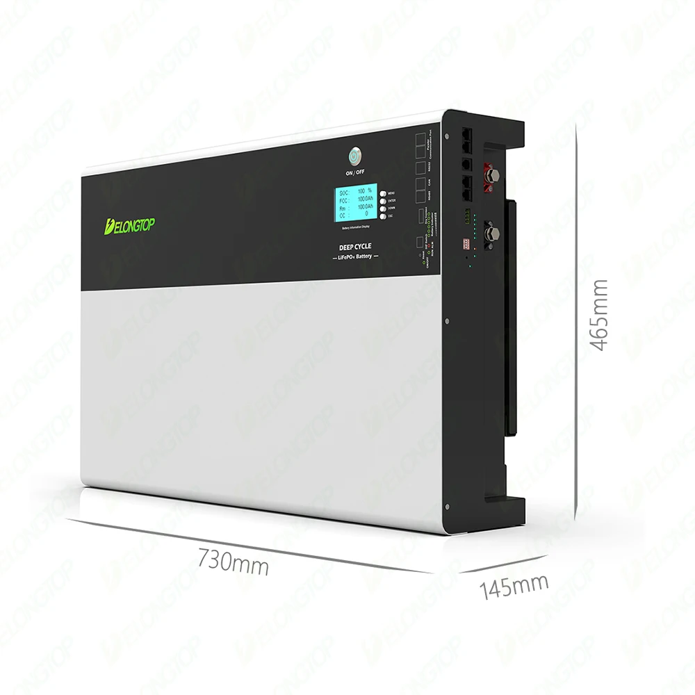 10kWh 48v 200ah off Grid Lifepo4 Home Power Wall Solar Photovoltaic ...