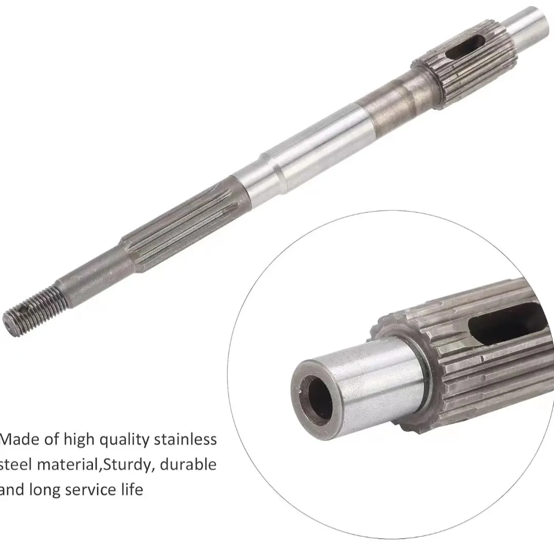 Marine Axle Machining Forged Drive Shaft with Couplings Bearings Seal ...
