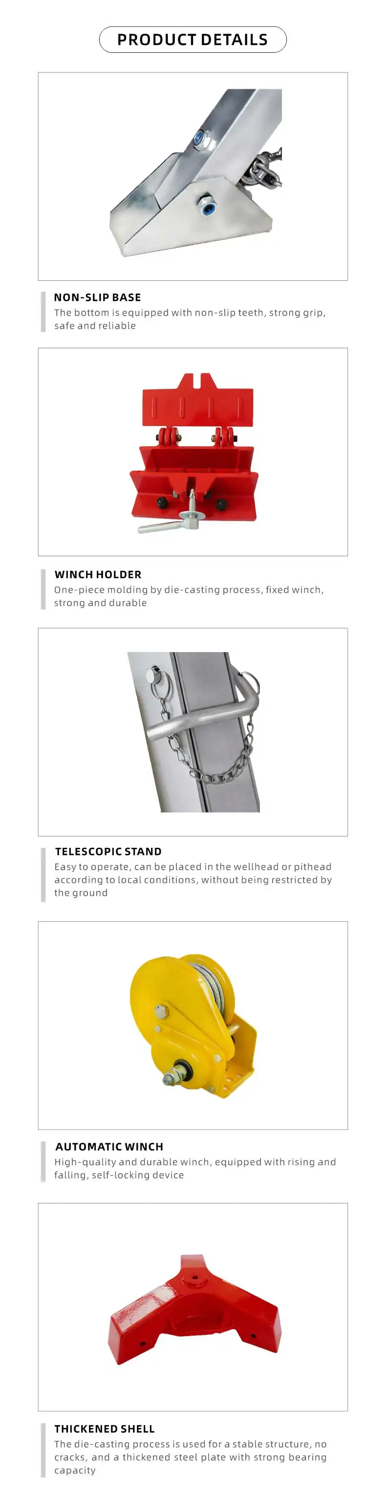 IMPA 592151 - High Quality Fire Fighting Rescue Tripod