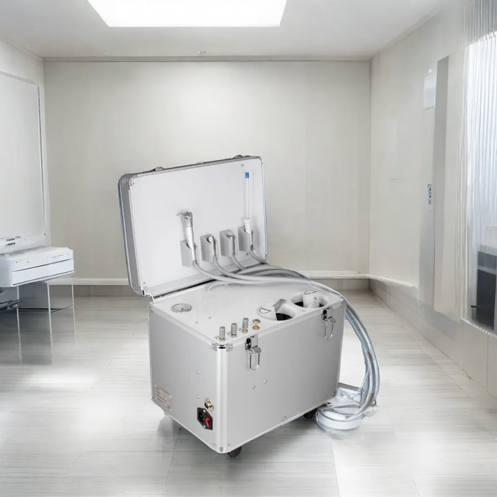 Dental unit portable mobile dental unit with silent compressor trolley ...