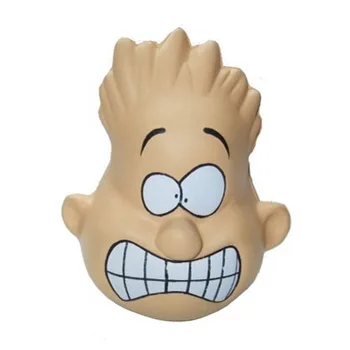 Pu Scary Face Expression Of Fear Anti Stress Ball Squeeze Toy - Buy Pu ...