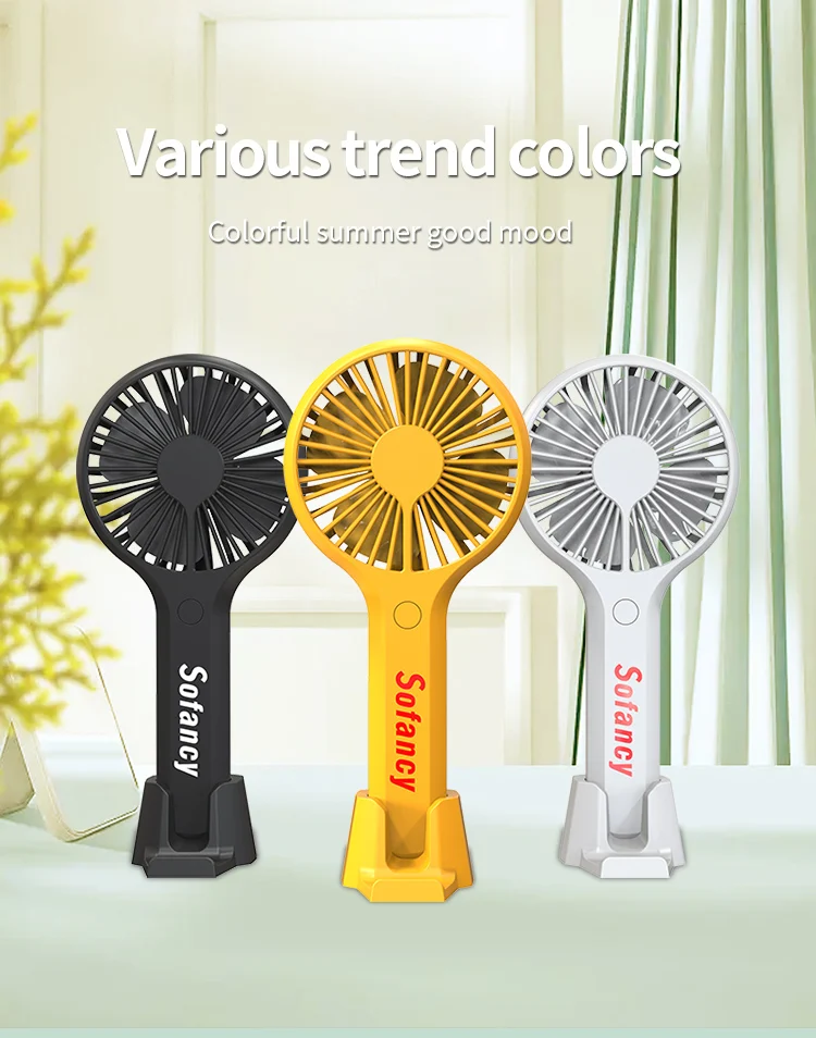 Doublepow Usb Type-c Port Mini Hand-held Fan Small Fan Mini ...