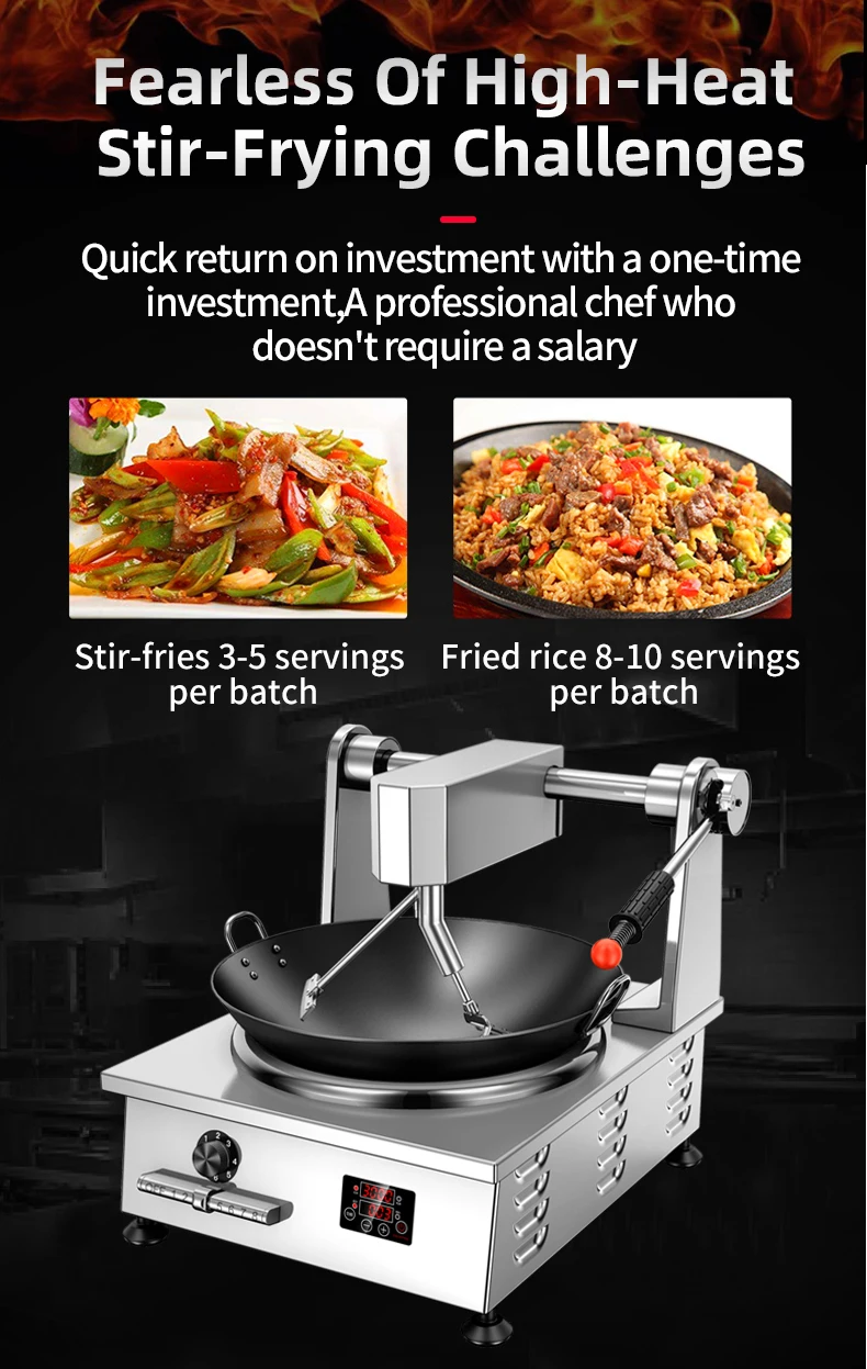 Multi Claw Automatic Stir Fried Cooking Machine - Im-smart