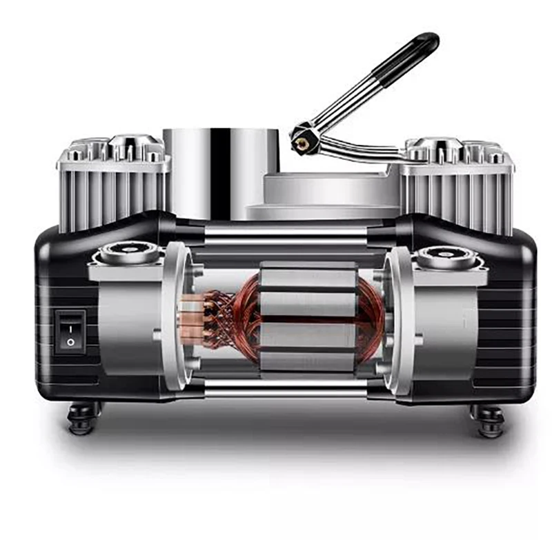 Auto Mini 12v Air Compressor Car Air Pump Portable Heavy Tyre Air ...