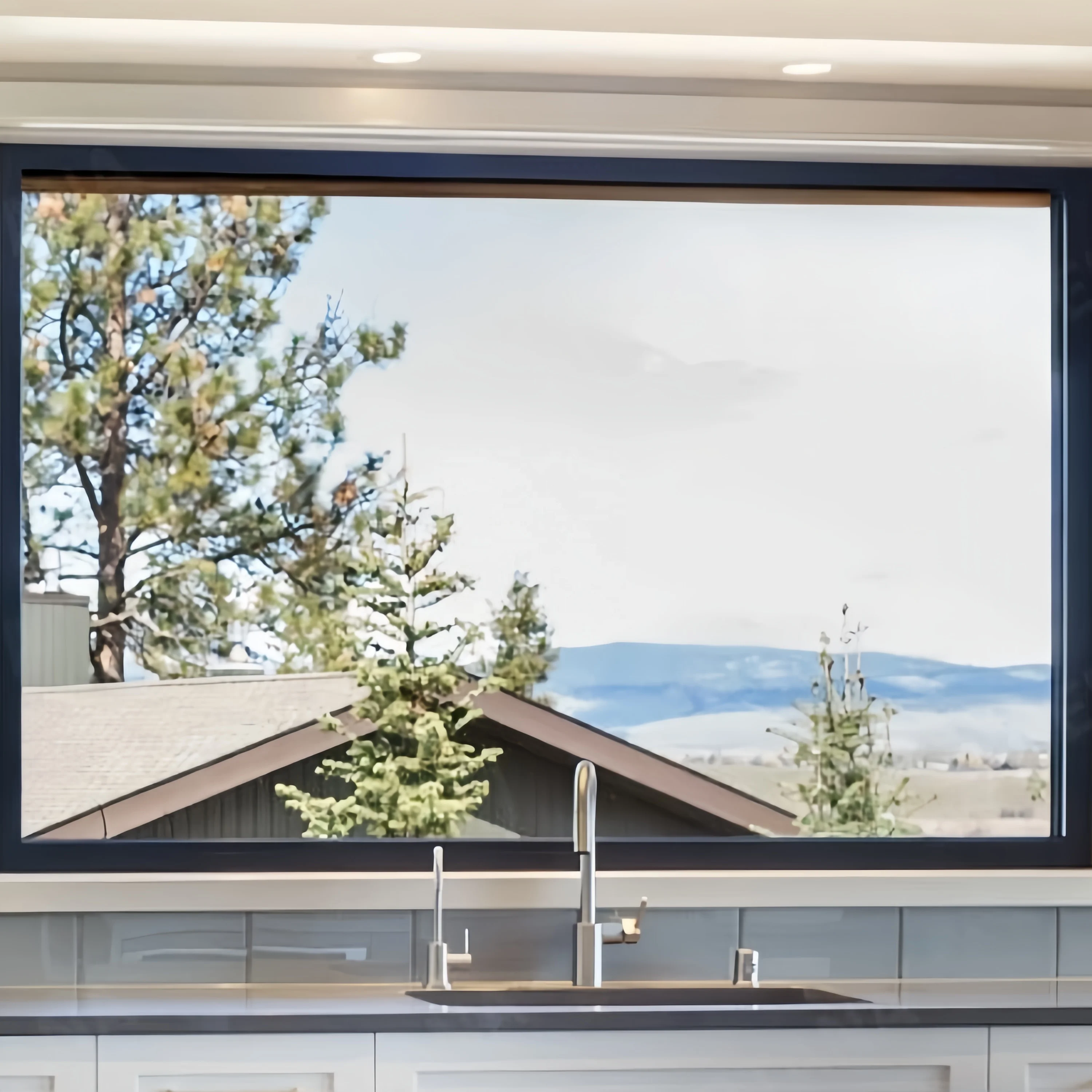 Customized Size And Color Powder Coating Laminated Double Tempered ...