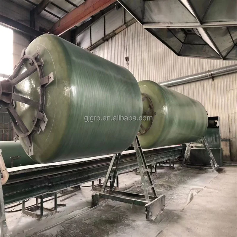 10 M3 - 150 M3 Frp Grp Fiberglass Tank For Hydrochloric Acid Chemicals ...