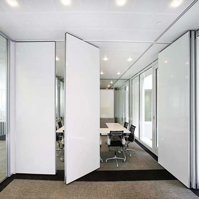 Soundproof Folding Partition and Sliding Walls Operable Movable Door ...