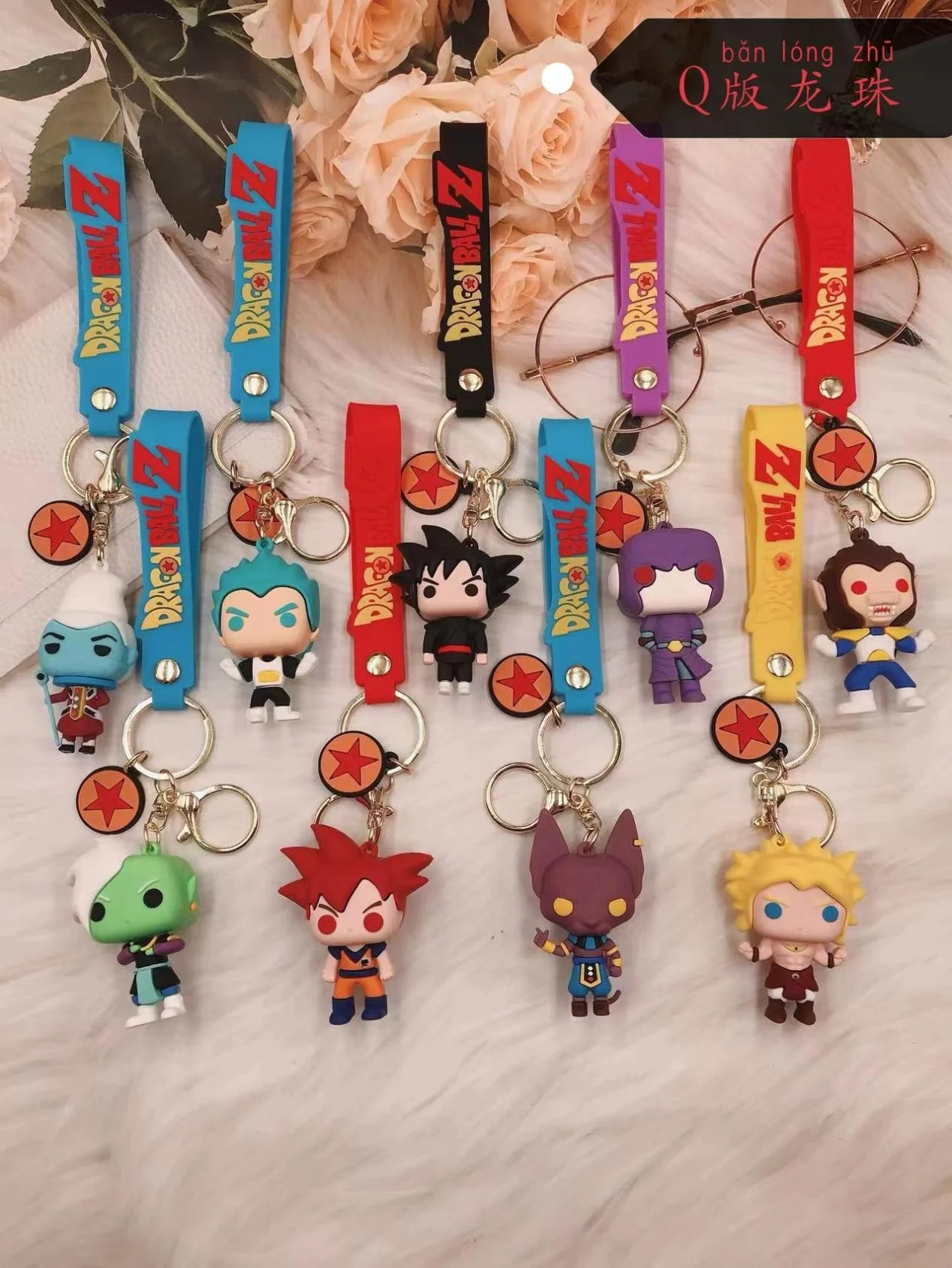 3D Cartoon Anime Keychains - Customizable Promotional Gifts