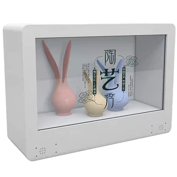Transparent Screen Display Cabinet,All-in-one Advertising Machine ...