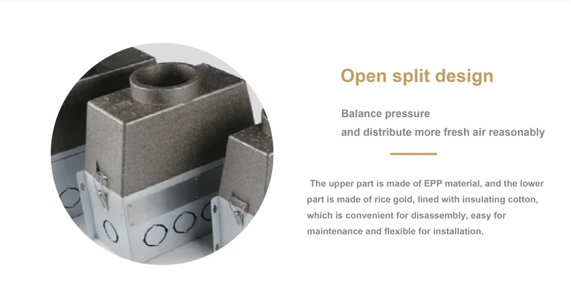 Ventilation System Epp Draught Distributing Box For Hvac System - Buy ...