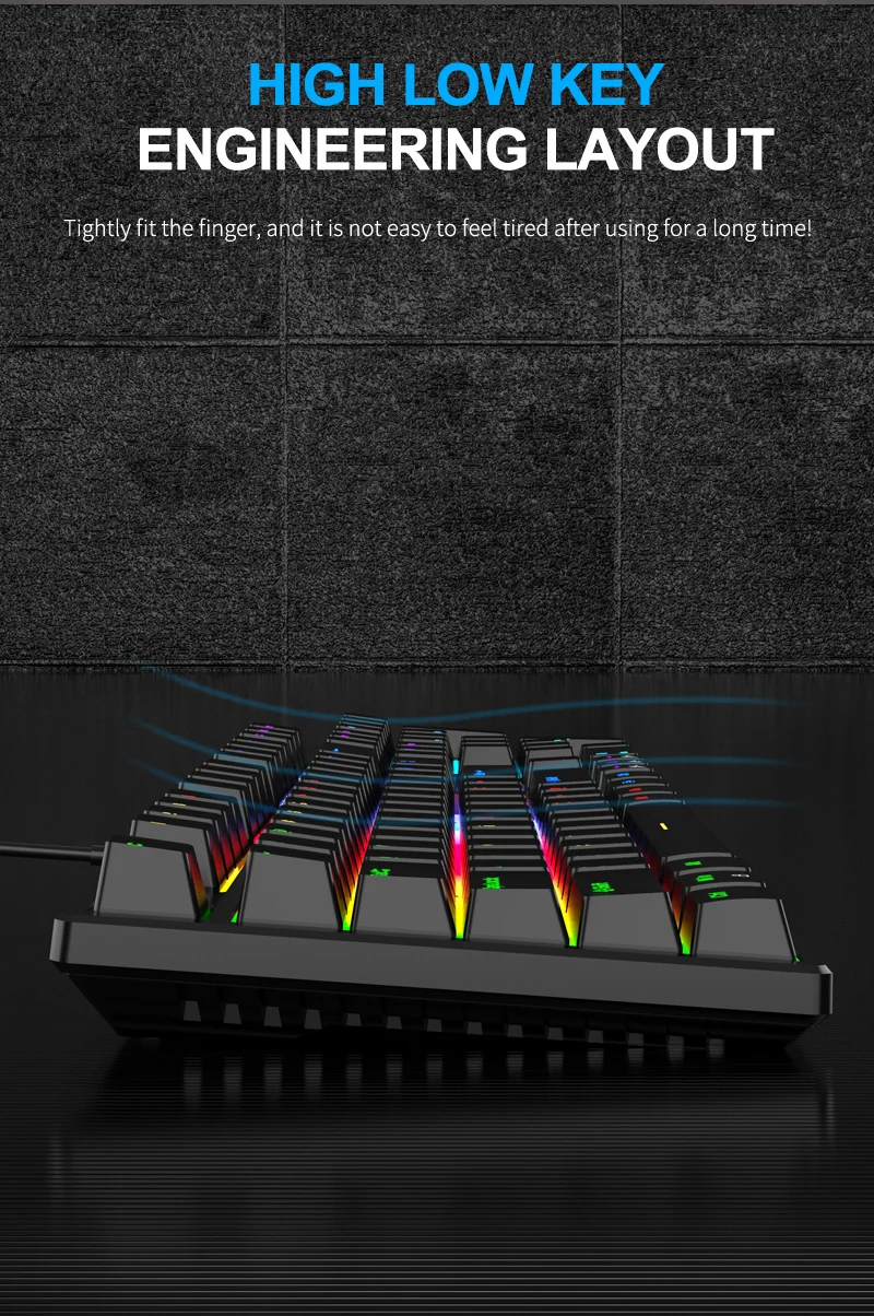 Allied Gaming Keyboard - Mechanical Punching Keyboard