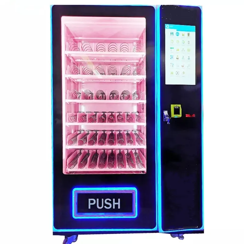 Electronic Touch Screen Clothes Vending Machine With Advertising Screen ...