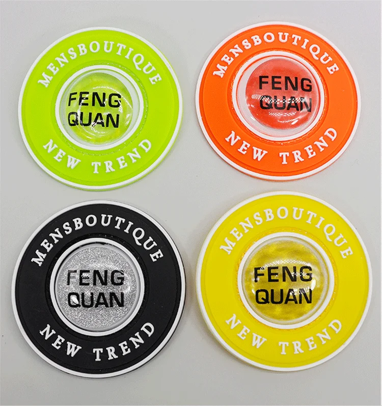 Custom Embossed LOGO Rubber PVC Patch for Clothing Labels