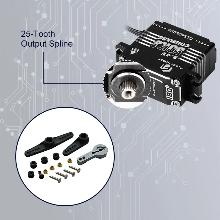 Flashhobby 50KG Torque CLS4050RP Waterproof Potentiometer Helical Gear ...