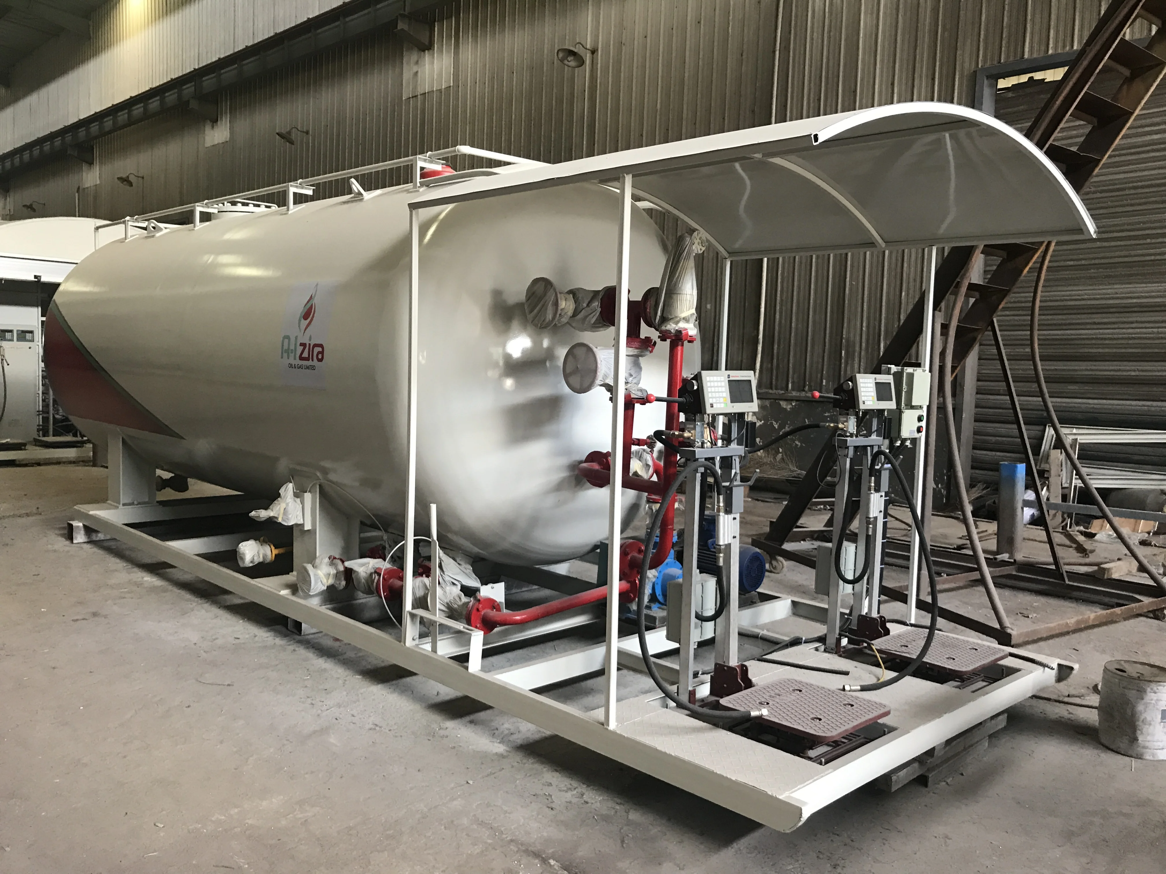 10tons LPG Filling Gas Cylinder Tank - 20,000liters Skid Station