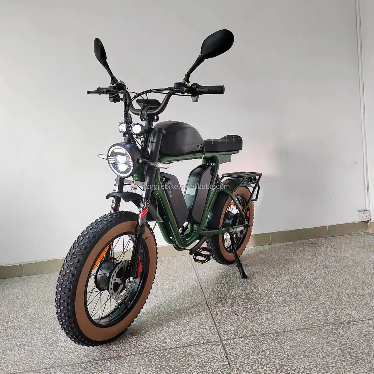 Electric Bike Dual Motor 2000W - Long Range & Full Suspension