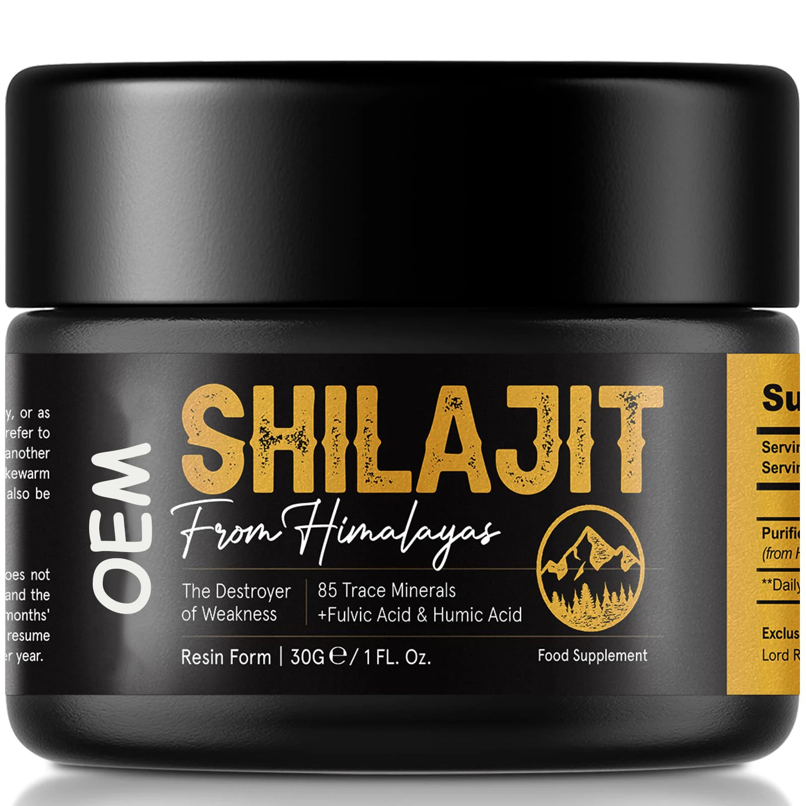Shilajit Resin Original Himalayan Shilajit 30g Rich in Fulvic Humic ...