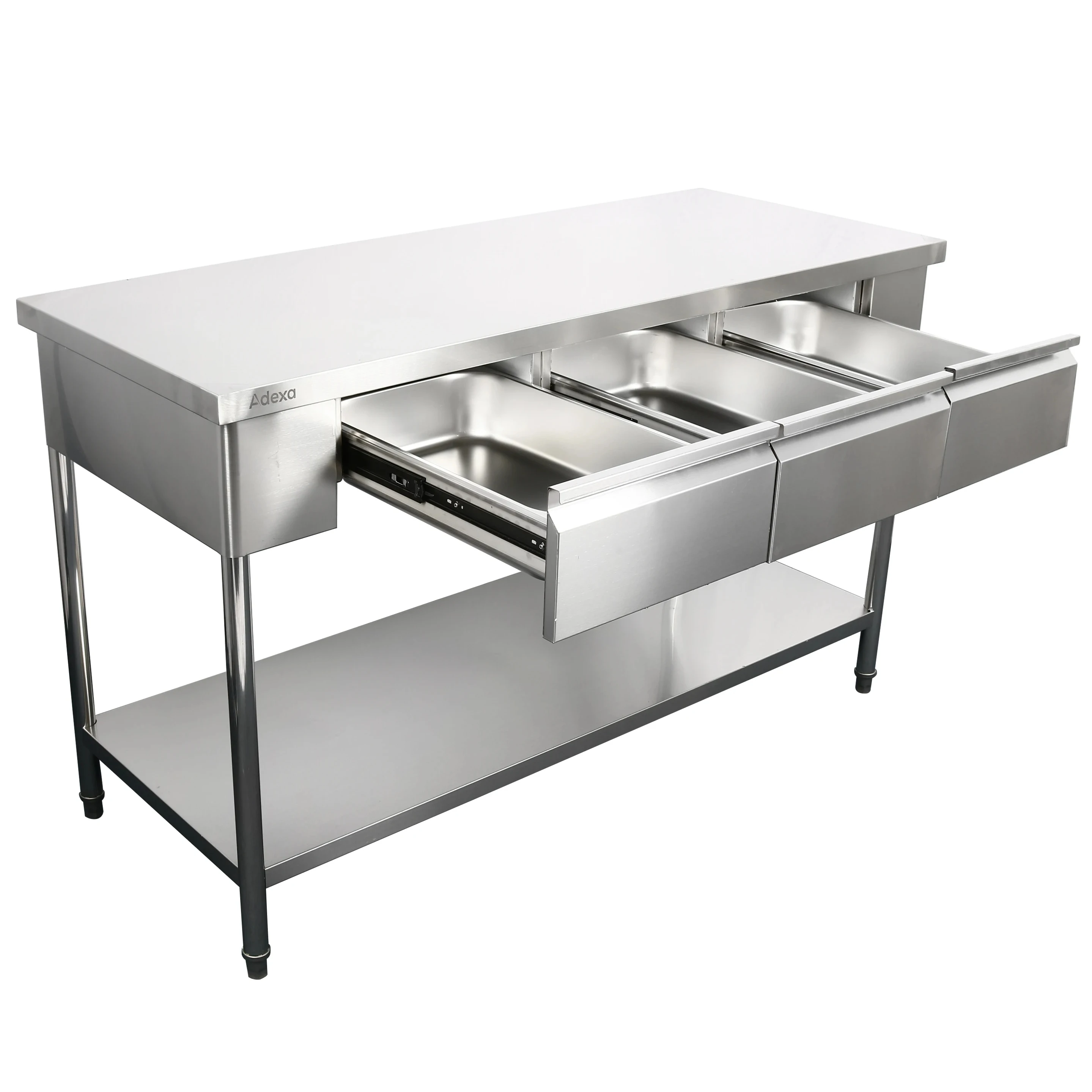 Hotels Restaurant Kitchen Equipment Stainless Steel Working Table with ...