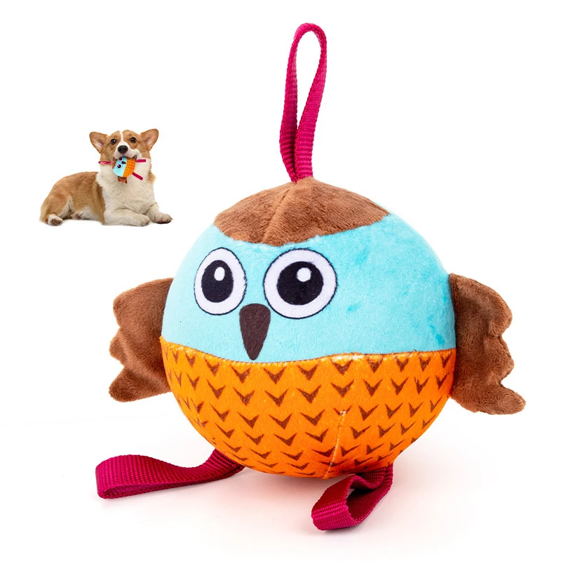 Natural latex inflatable ball pet interactive squeaky dog toy play tour ...