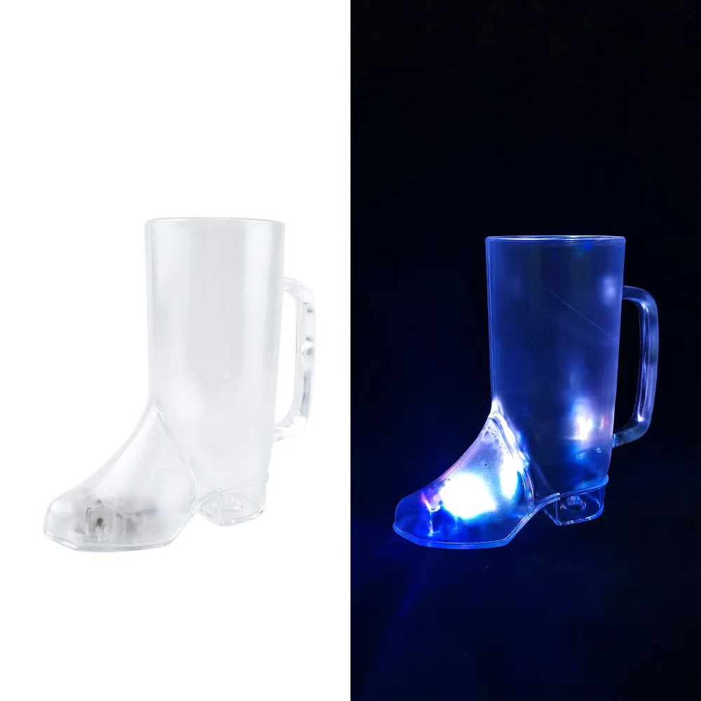 LED Light up 16 oz Plastic Cowboy Boot Drinking Glass Cup for Birthdays ...