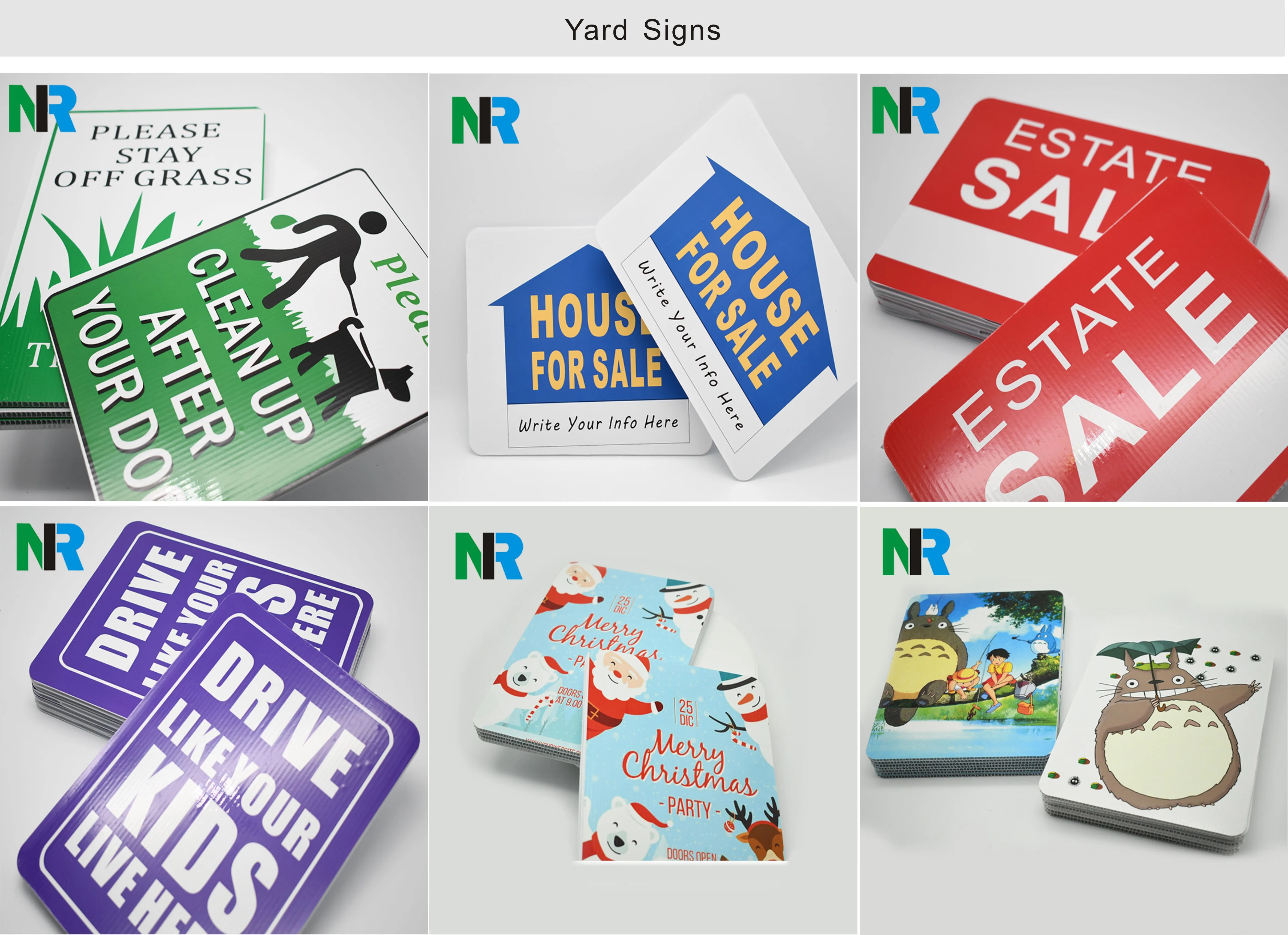 Now Hiring Sign Cards for Business and Stores with Stakes Pro Double ...