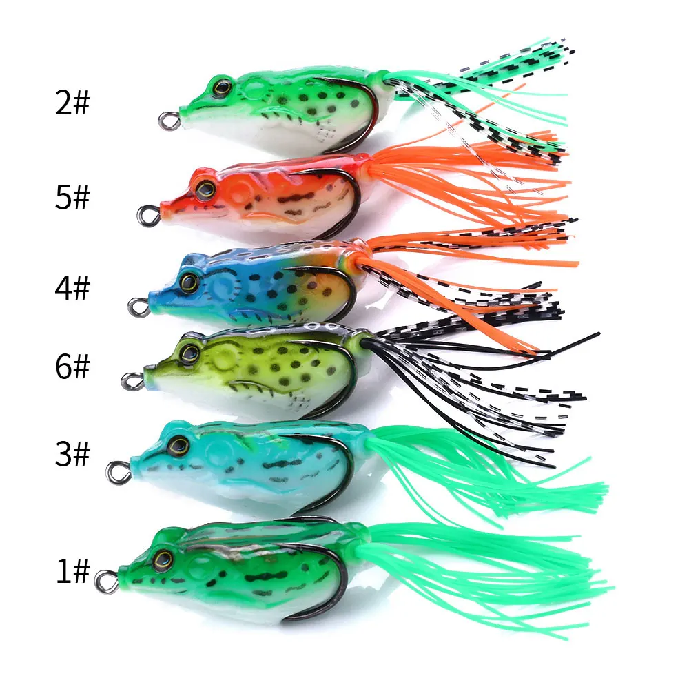 Factory Fishing Soft Ray Frog Fishing Lure Set Artificial Baits ...