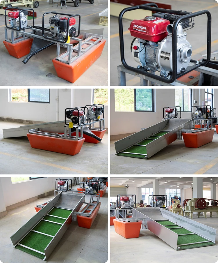 Floating Gold Washing Machine Dredge - Mini Portable Sand Gold Dredger