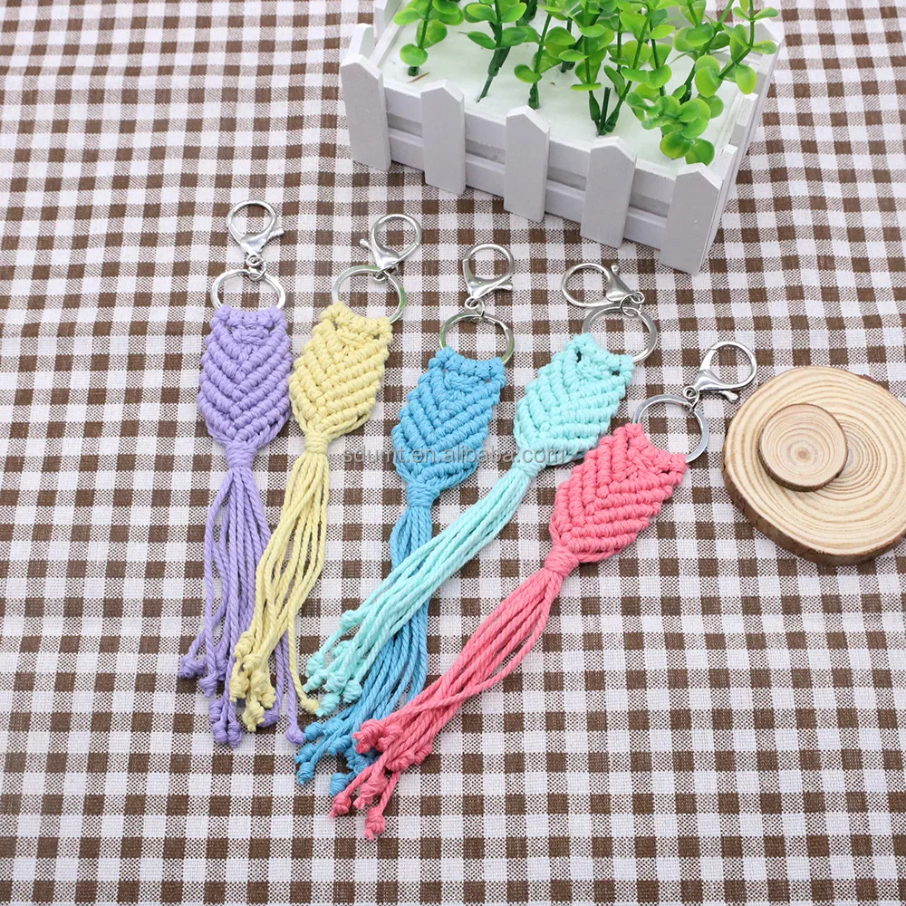 Handmade Tassel Key Chain - Bohemian Beach Style Accessory