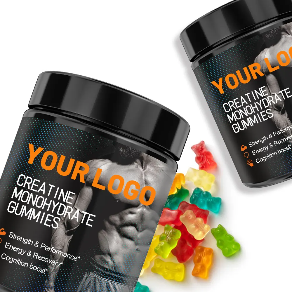 Wholesale Creatine Monohydrate Gummies Blend Custom Formula and Flavor ...