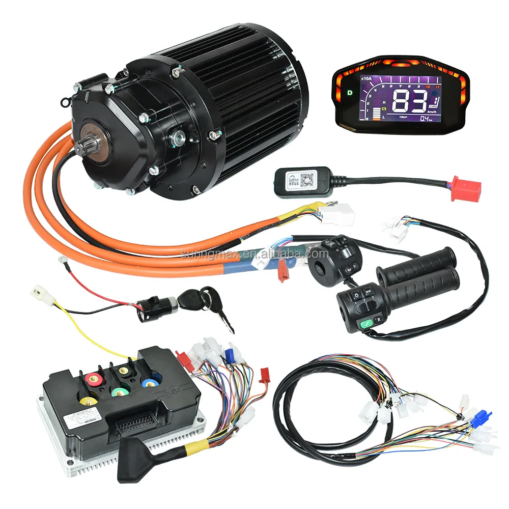 High Speed Programmable QS138 90H V3 4KW Electric Motorbike Kit