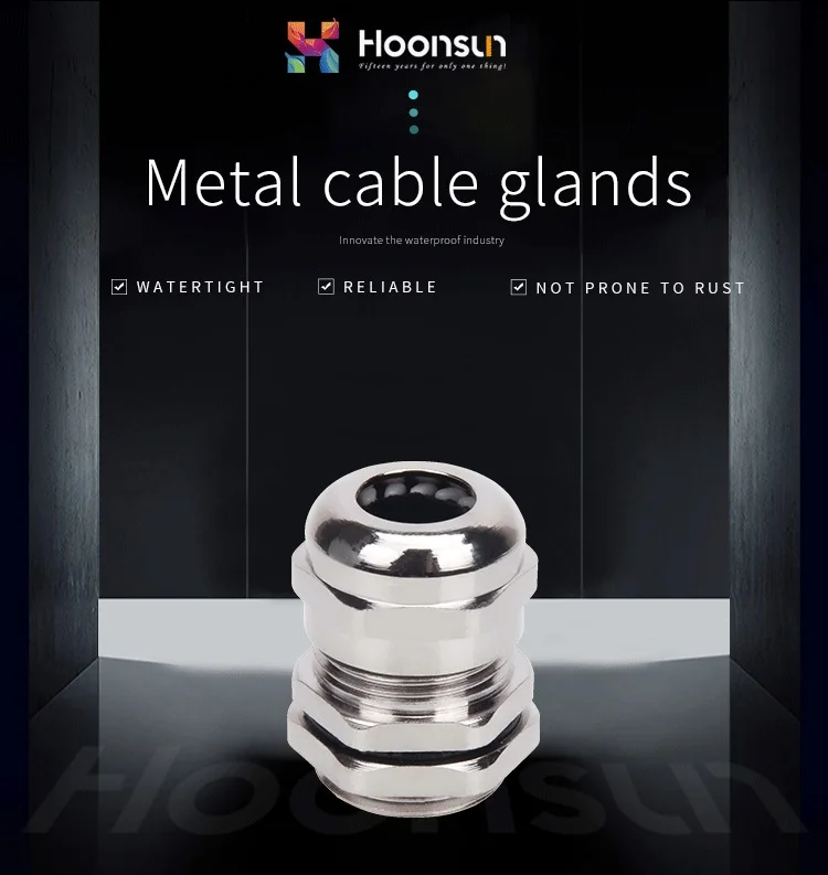 Hoonsun Ip68 Waterproof Atex Gland Pg7 Pg16 M16 M20 M24 4-8mm Cable ...