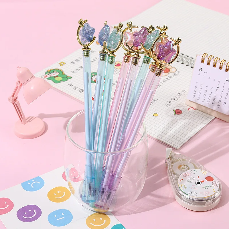 Magic Korean Black Ink Signature Writing Pen - Cute & Promotional