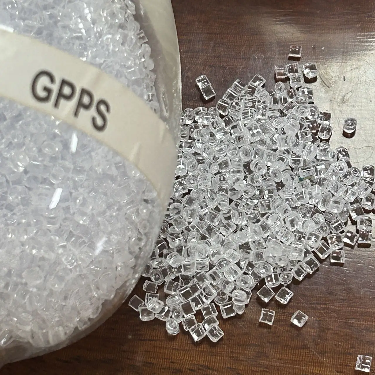 Injection Grade Gpps Granules 525 535 Polystyrene Plastic Raw Material ...