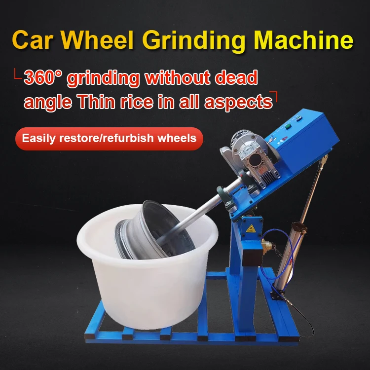 Surface Processing Alloy Wheel Rim Vibrating Polishing Repair Machine ...