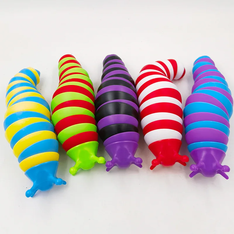 Pop Fidget Toys Rainbow Slug - Stress Relief Sensory Fun