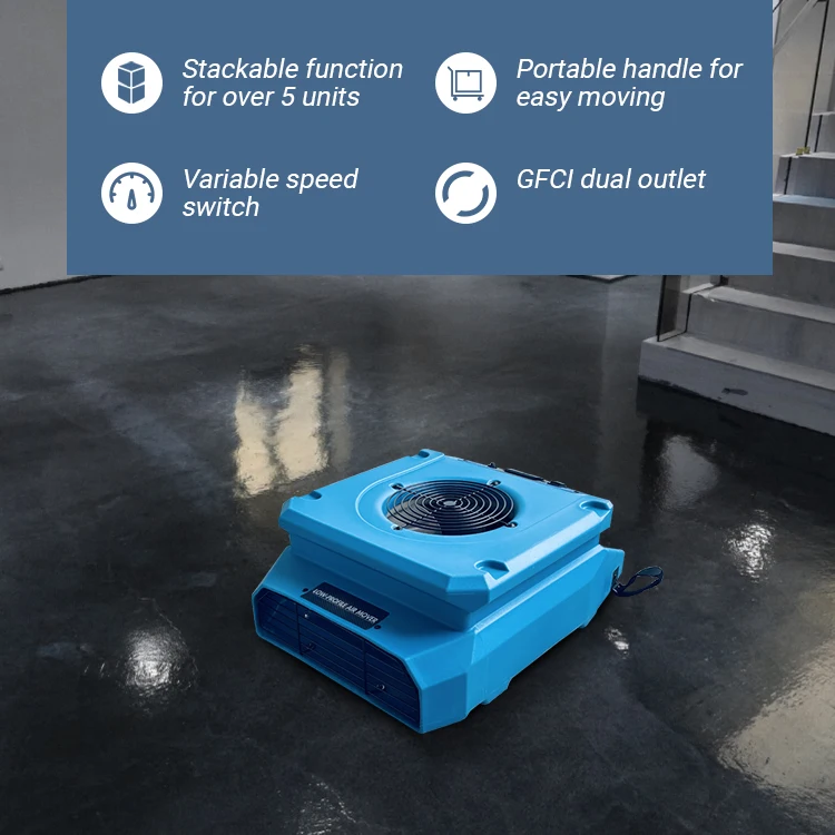 Stackable 1000 Cfm Floor Blower Dryer Portable Air Mover For ...