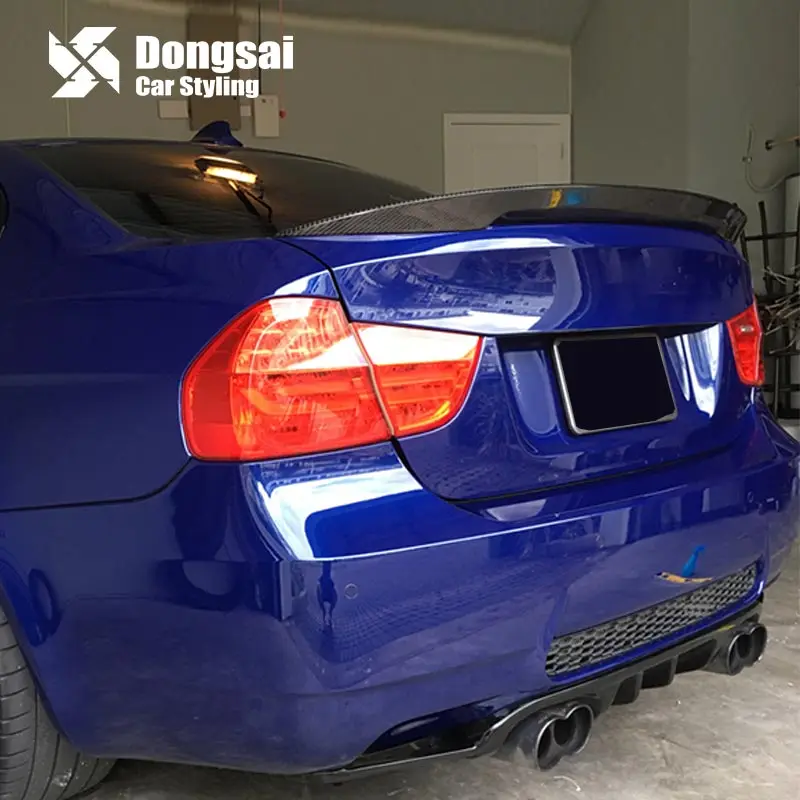 P Type Forging Carbon Fiber Spoiler Ducktail Rear Trunk Lip Tail Wing ...