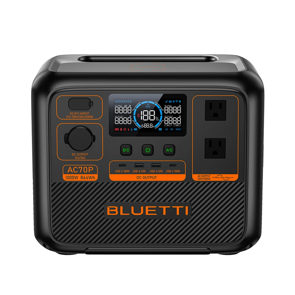 Alibaba.com: Bluetti 864Wh/1000W lithium ion rechargeable battery ...