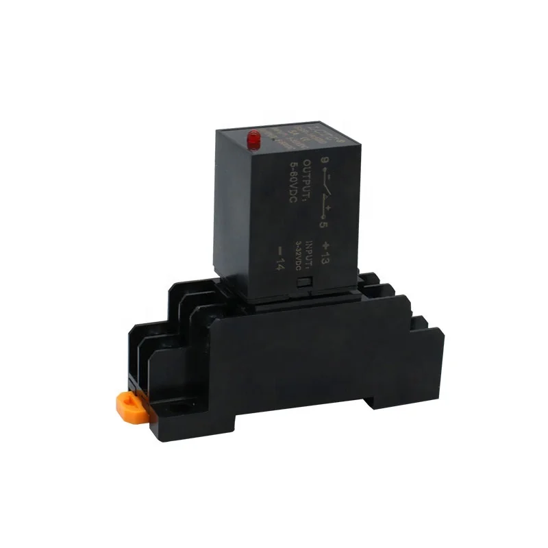 Din Rail Mount Mini Ssr Ssr-1k5dd/da Dc Control Dc/da 5a 24v 1no 2no ...