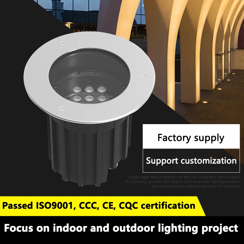 36w Waterproof Ip65 Floor Recessed Underground Lights Deck Inground ...