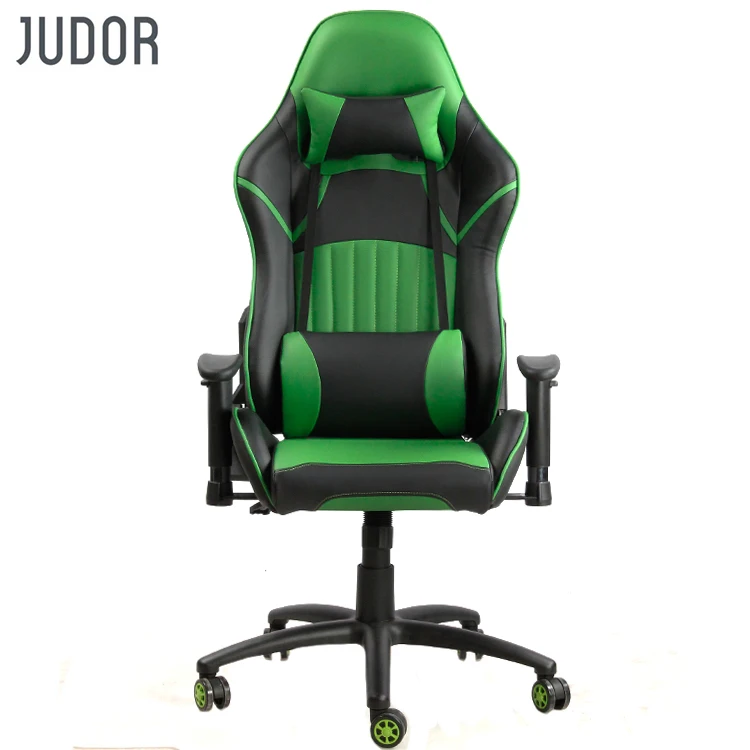 Judor Office Chair Green Gaming Chair Racing Gaming Chair Removable ...